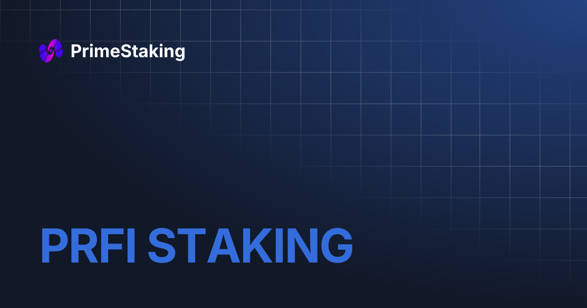 PRFI STAKING | PrimeStaking
